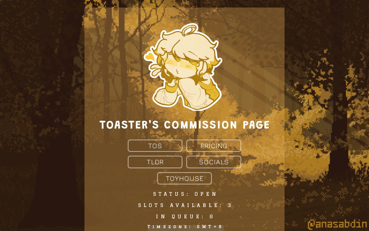 Toaster's Commission Page